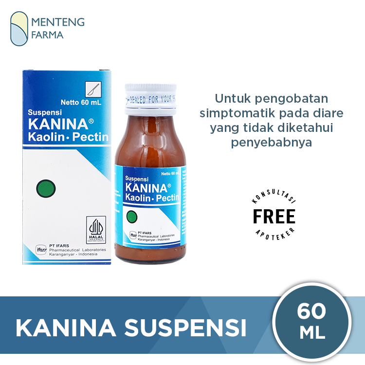 Kanina Suspensi 60 mL - Obat Diare – Apotek