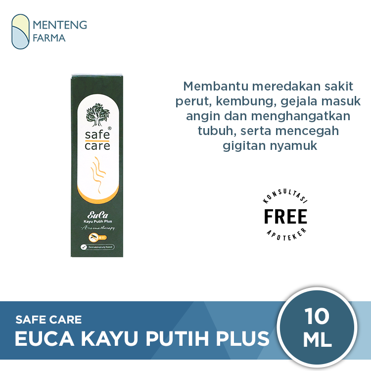 Safe Care EUCA Minyak Kayu Putih Plus Aromatherapy – Apotek