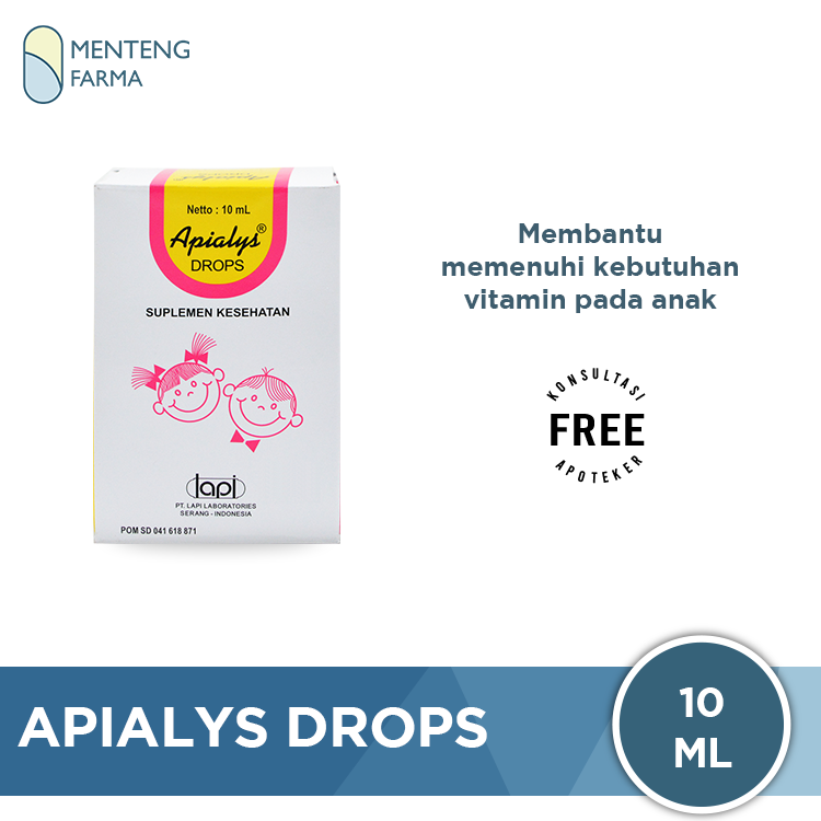 Apialys Drops 10 mL - Asupan Vitamin Anak – Apotek