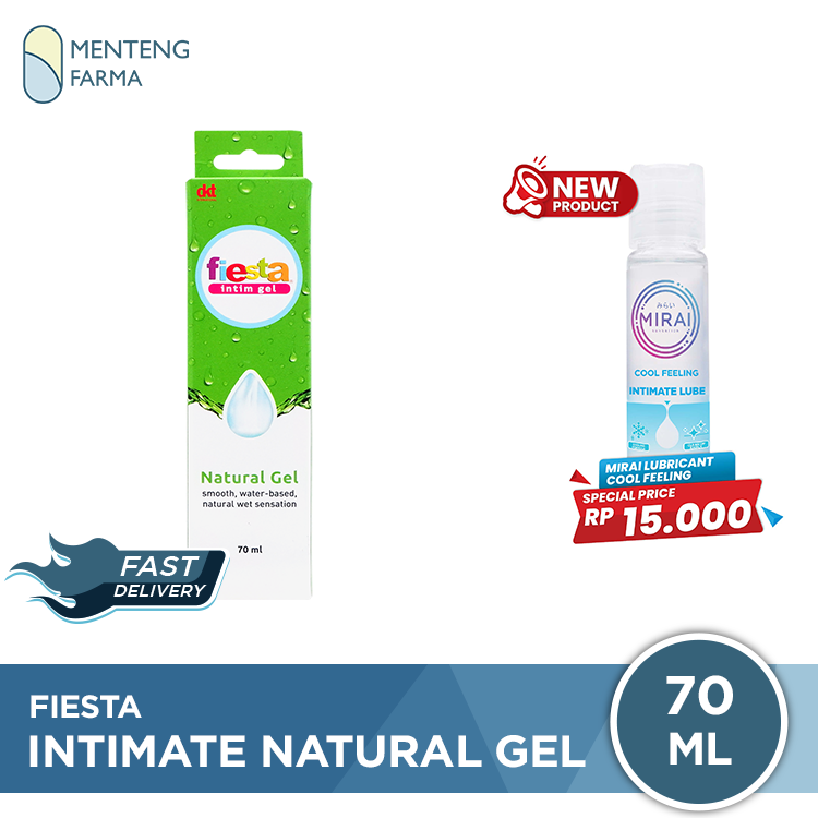Fiesta Intimate Natural Gel 70 ml - Pelumas dengan Sensasi Basah Alami ...