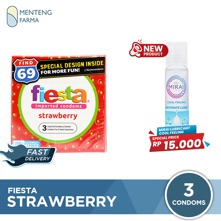 Kondom Fiesta Strawberry – Apotek