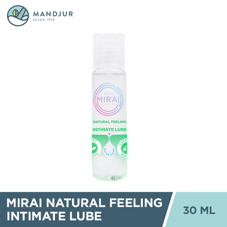 Mirai Lubricant Natural Lube 30 mL - Water Based Lubricant – Apotek