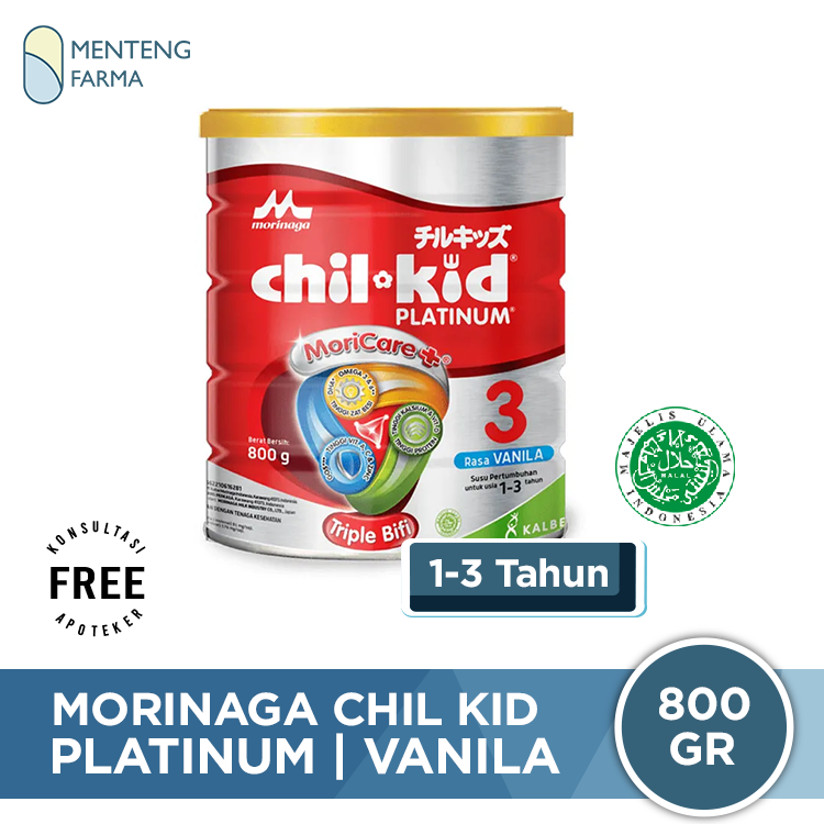 Morinaga Chil Kid Platinum Vanila 800 Gr - Susu Pertumbuhan Anak 1-3 T ...