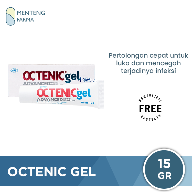 Octenic Gel 15 Gr - Gel Antiseptik Untuk Luka – Apotek