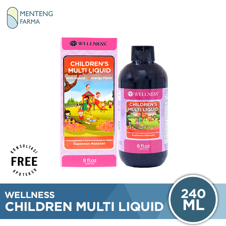Wellness Children Multi Liquid - Vitamin Pertumbuhan Anak – Apotek