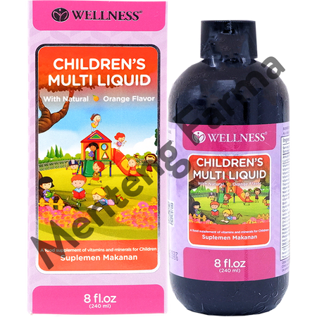 Wellness Children Multi Liquid - Vitamin Pertumbuhan Anak – Apotek