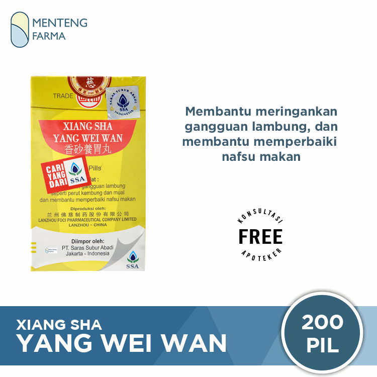 Xiang Sha Yang Wei Wan - Obat Maag / Nyeri Lambung – Apotek