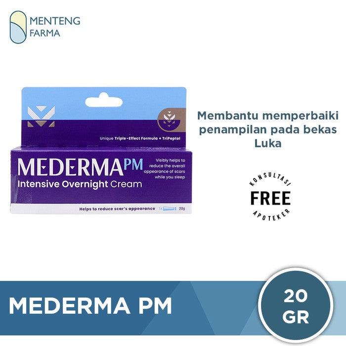 Mederma PM 20 Gr - Menyamarkan Bekas Luka dan Keloid – Apotek