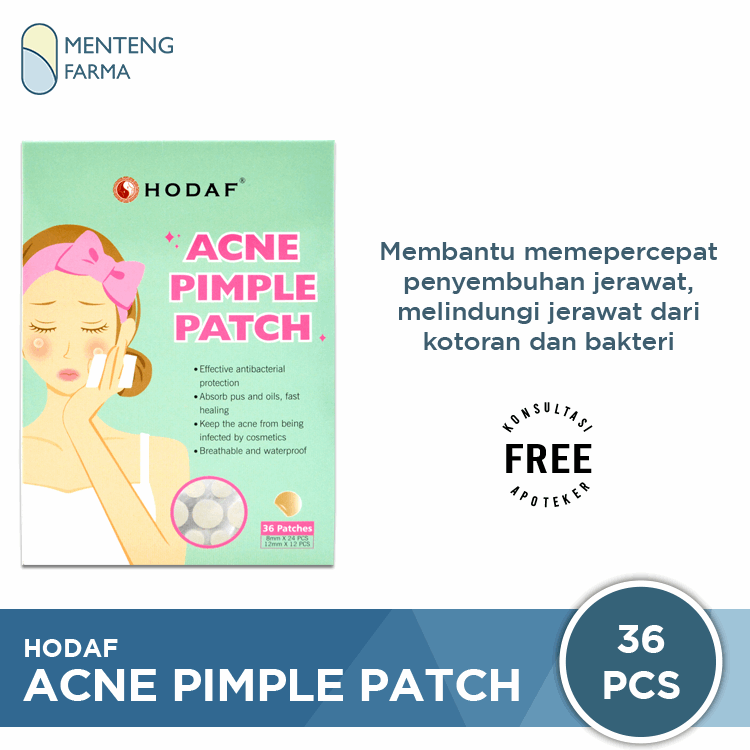 Acne Pimple Patch Hodaf - Sticker / Plester Jerawat 36 Patches – Apotek