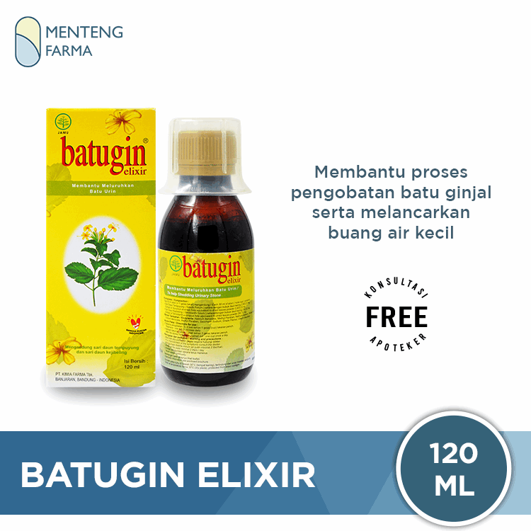 Batugin Elixir 120 mL - Obat Kesehatan Ginjal – Apotek