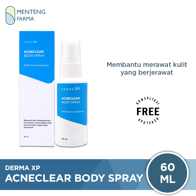 Derma XP Acneclear Body Spray 60 mL – Apotek