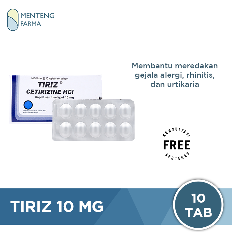 Tiriz 10 mg 10 Tablet – Apotek