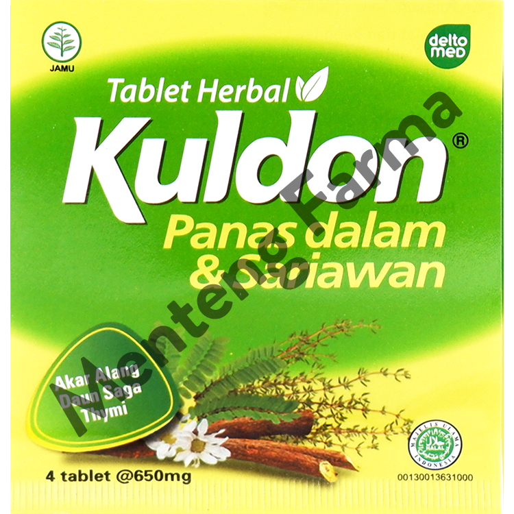 Kuldon 4 Tablet - Tablet Herbal Panas Dalam & Sariawan – Apotek