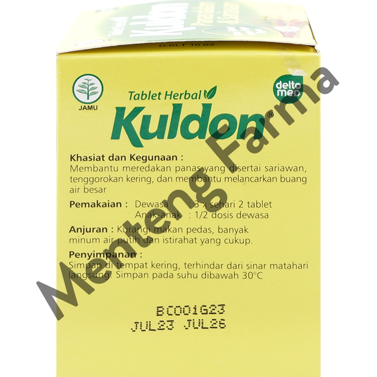 Kuldon 4 Tablet - Tablet Herbal Panas Dalam & Sariawan – Apotek