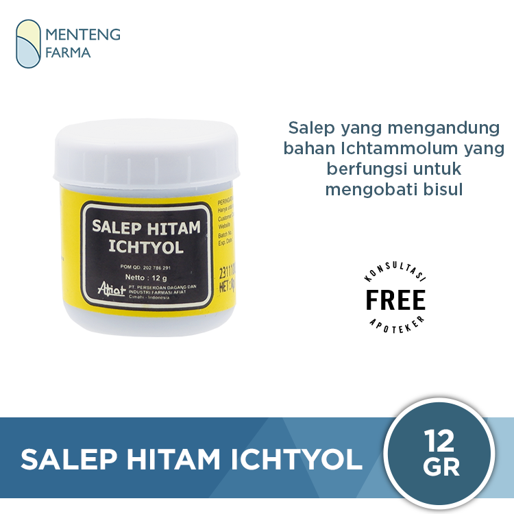 Salep Hitam Ichtyol 12 Gr - Salep Bisul – Apotek