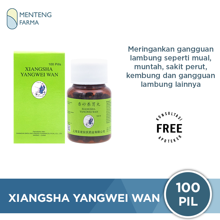 Xiangsha Yangwei Wan 100 Pil - Meringankan Maag atau Gangguan Lambung – Apotek