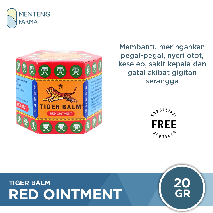 Tiger Balm Red Ointment - Balsam Nyeri Otot – Apotek