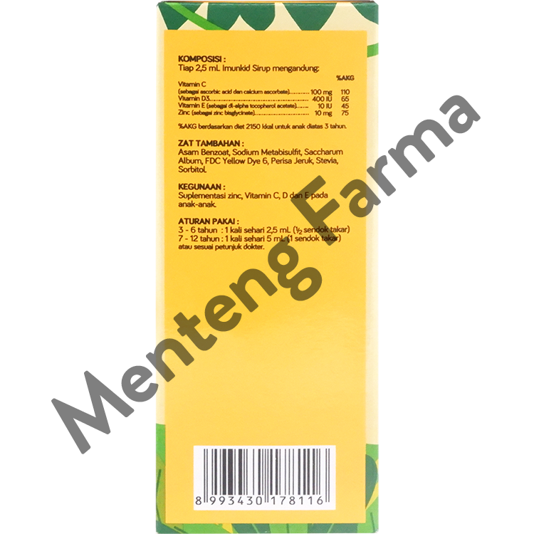 Imunkid Sirup 60 mL - Sirup Multivitamin Anak – Apotek