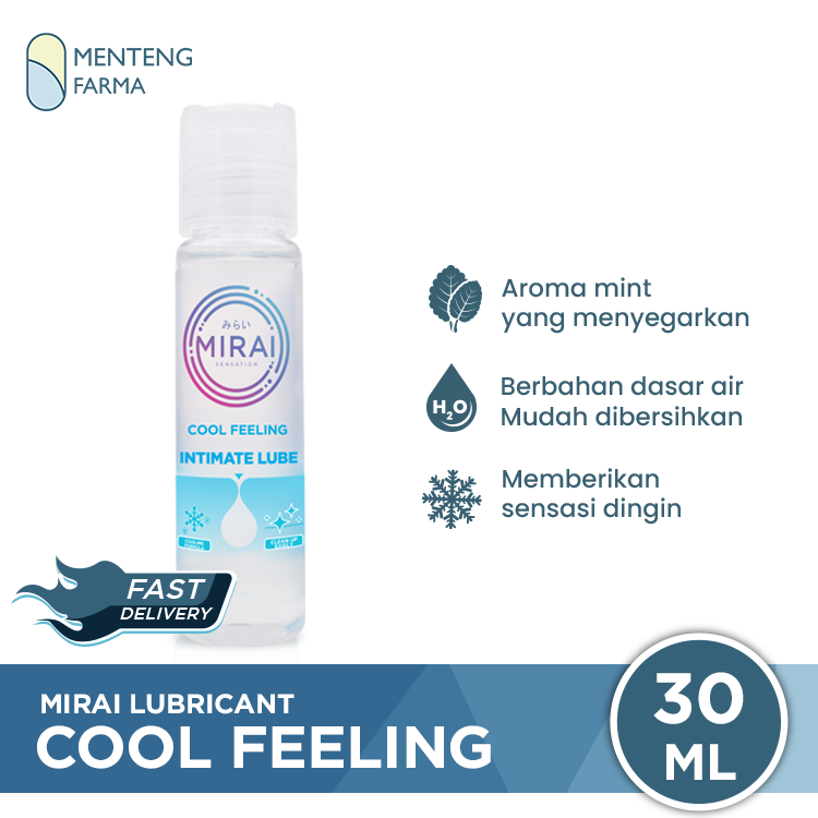 Mirai Cool Feeling Intimate Lube - Pelumas Dengan Sensasi Rasa Dingin ...