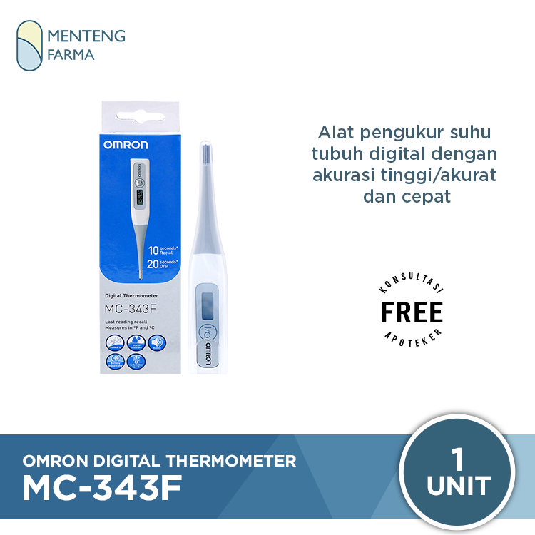 Thermometer Digital Omron MC-343F - Alat Pengukur Suhu Tubuh – Apotek