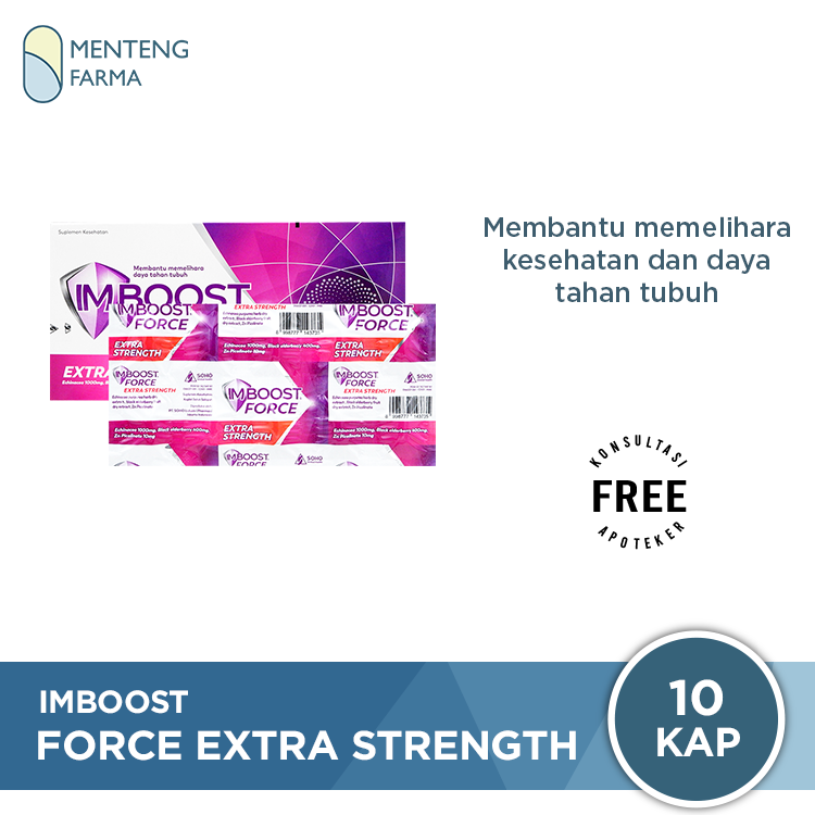 Imboost Force Extra Strength Strip 10 Kaplet - Penambah Imun Tubuh – Apotek