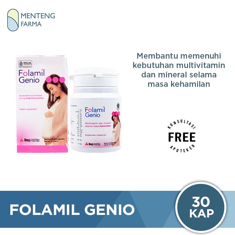 DEFECT Folamil Genio 30 Kapsul – Apotek