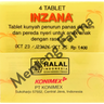 Inzana Strip 4 Tablet Kunyah - Penurun Demam pada Anak – Apotek