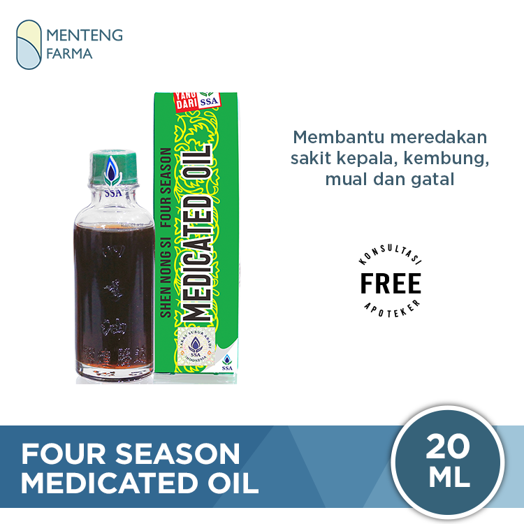 Four Season Medicated Oil 20ml – Apotek
