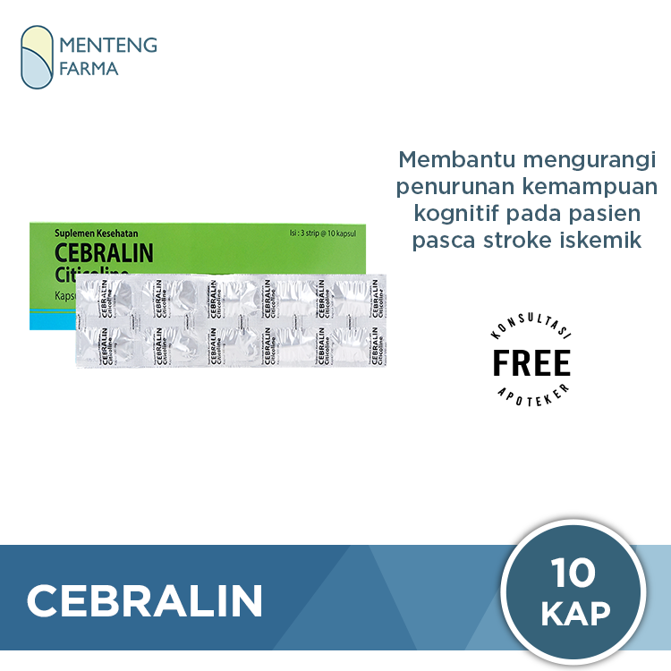Cebralin 10 Kapsul - Meningkatkan Kemampuan Kognitif pada Lansia – Apotek