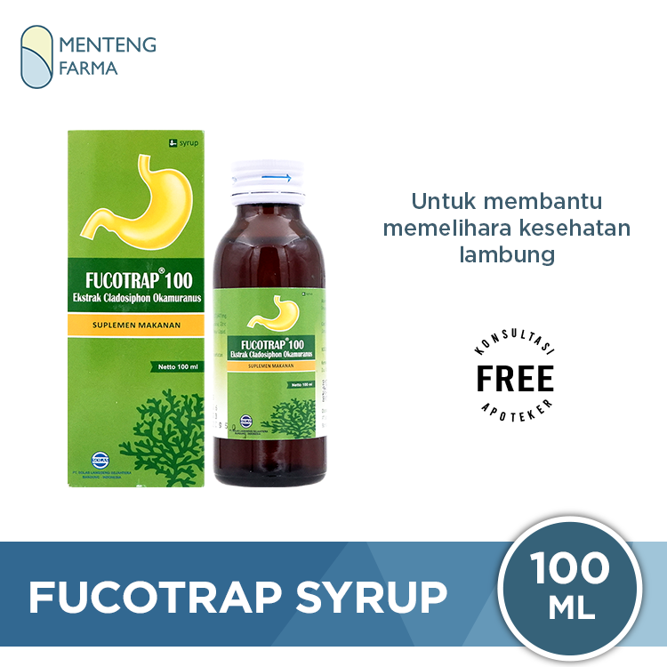 Fucotrap Syrup 100 ml - Menjaga Kesehatan Lambung – Apotek