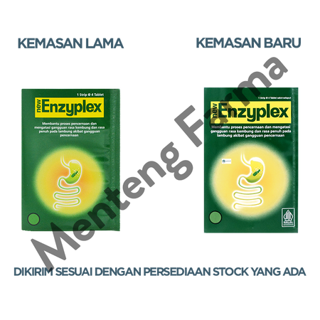 New Enzyplex 4 Tablet - Tablet Pereda Kembung, Sebah, dan Begah – Apotek