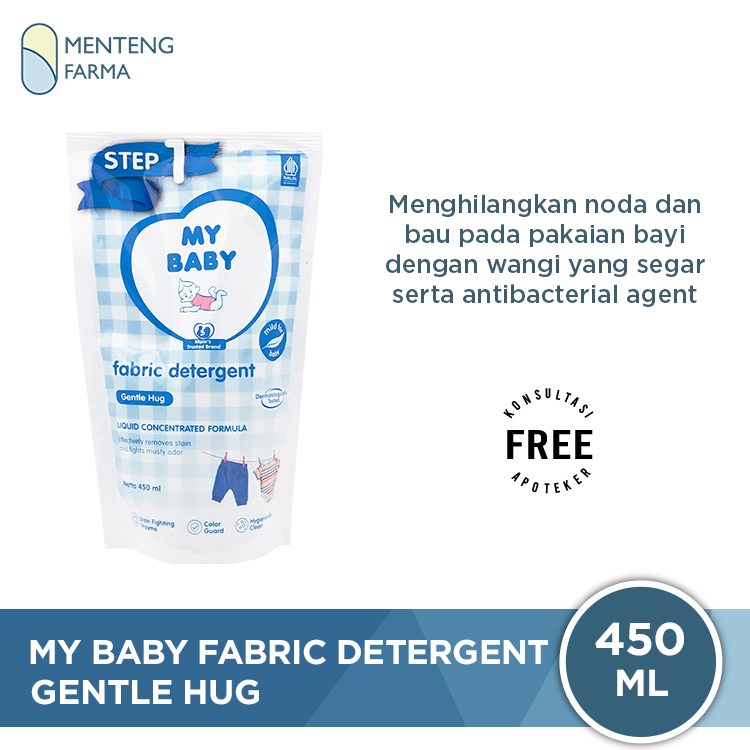 My Baby Fabric Detergent Gentle Hug Refill 450 mL - Detergent Pakaian ...
