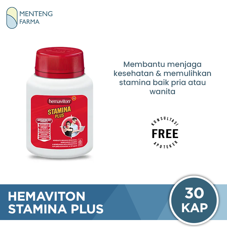 Hemaviton Stamina Plus 30 Kapsul - Menjaga Stamina Tubuh – Apotek