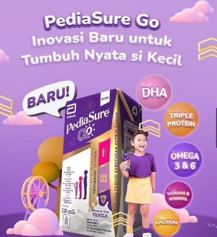 Pediasure Go Vanila Susu UHT 110 mL – Apotek