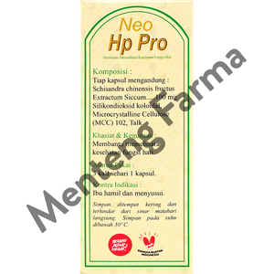 Neo Hp Pro 10 Kapsul - Memelihara Kesehatan Fungsi Hati – Apotek
