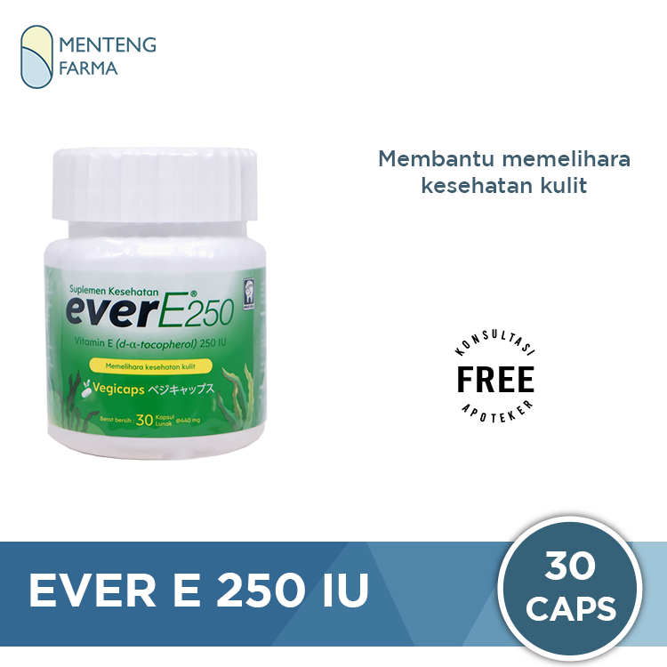 Ever E 250 IU 30 Kapsul - Suplemen Vitamin E untuk Kesehatan Kulit – Apotek