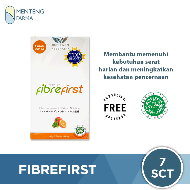FibreFirst 7 Sachet - Suplemen Serat Premium Weekly Pack – Apotek