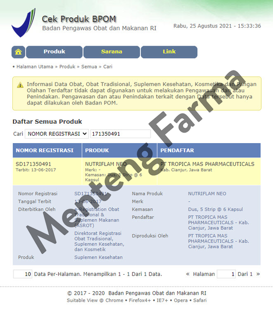 Nutriflam Neo 6 Kapsul - Suplemen Kesehatan Sendi Otot dan Tulang – Apotek