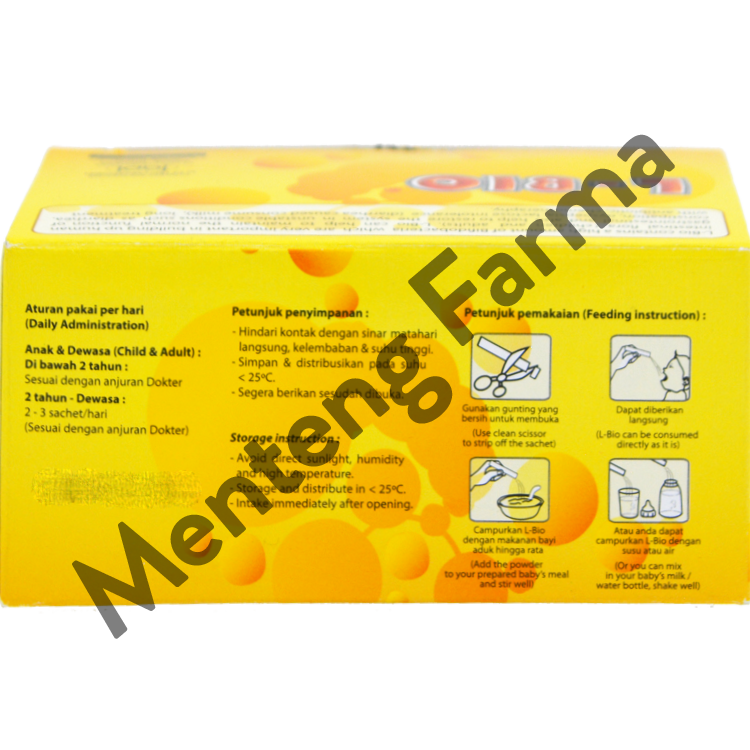 L-Bio Granule Sachet - Serbuk Probiotik untuk Kesehatan Saluran Cerna ...