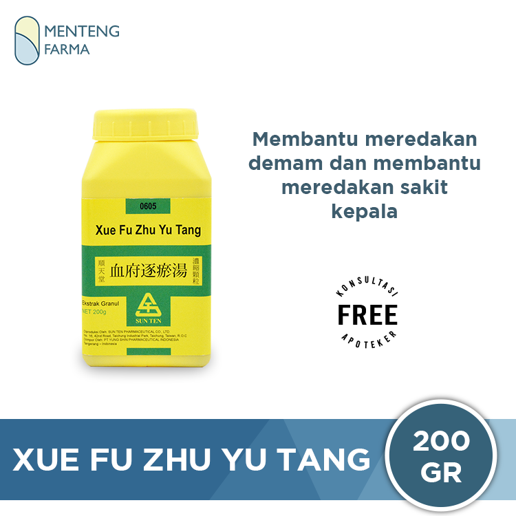 Xue Fu Zhu Yu Tang - Meredakan Demam dan Sakit Kepala – Apotek