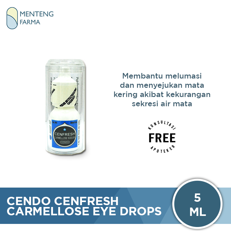 Cendo Cenfresh Eye Drop 5 mL - Obat Tetes Iritasi Mata – Apotek