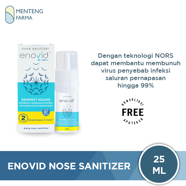 Enovid Nose Sanitizer Semprot Hidung - Obat Semprot Hidung Dengan NORS ...