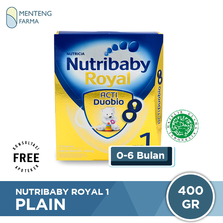 Nutribaby Royal 1 Formula Bayi Bubuk 400 gr – Apotek