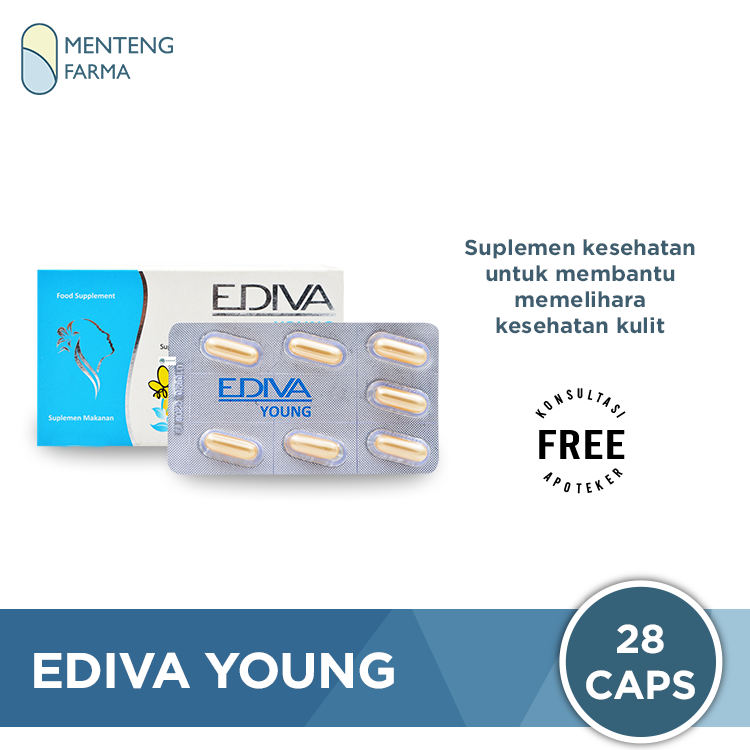 Ediva Young 28 Kapsul - Memelihara Kesehatan Kulit – Apotek