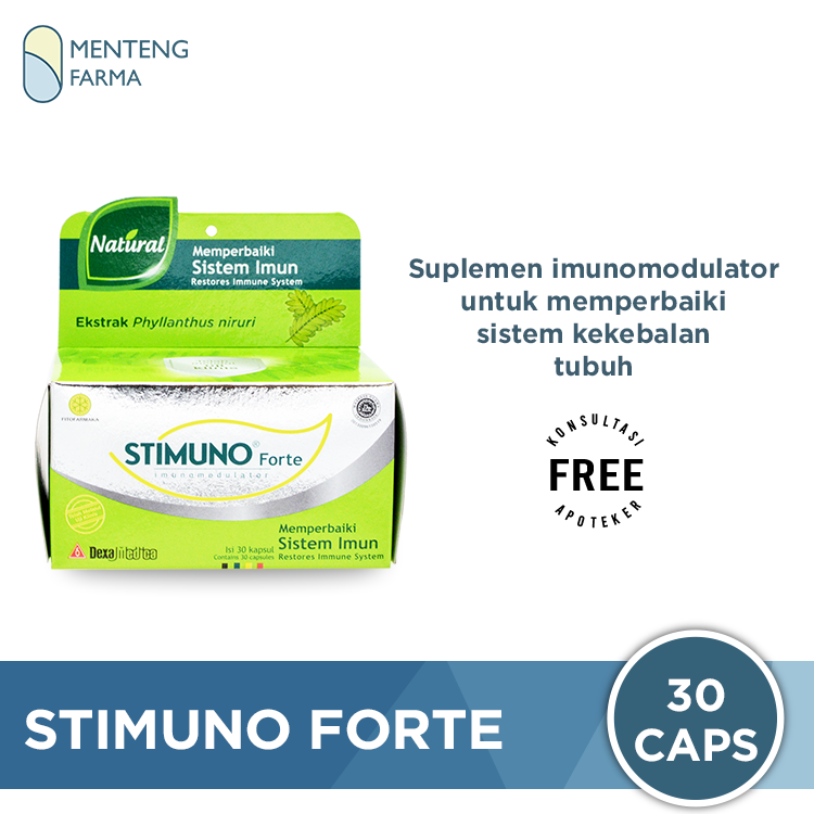 Stimuno Forte Kapsul isi 30 - Suplemen Peningkat Daya Tahan Tubuh – Apotek