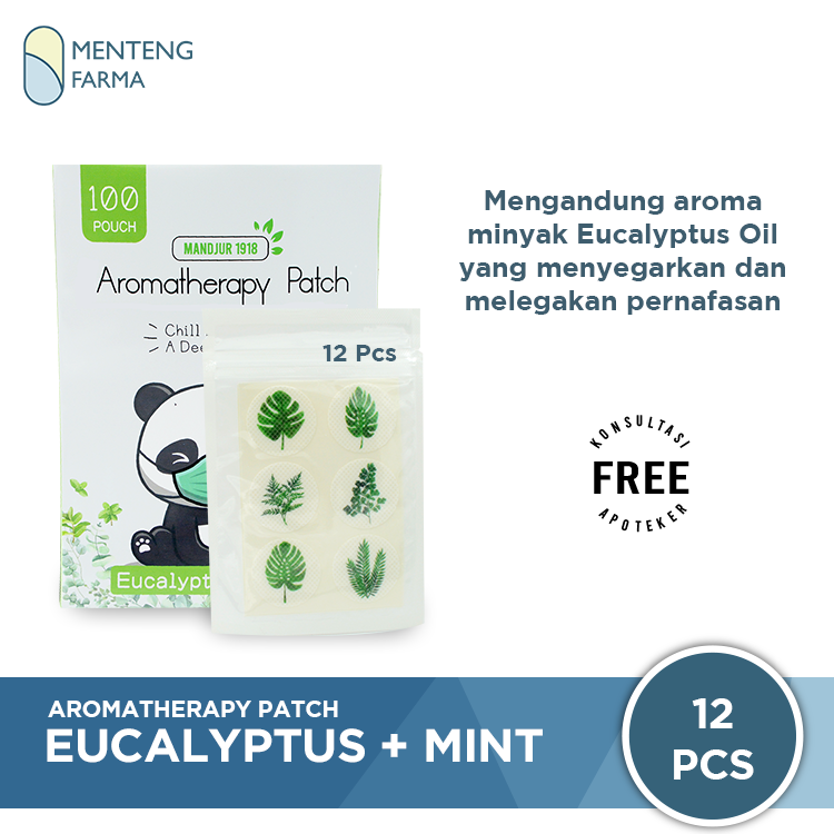 Mandjur 1918 Aromatherapy Patch Eucalyptus Sachet (12 Patch) – Apotek