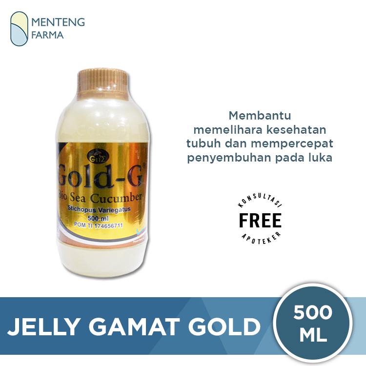 Jelly Gamat Gold G Sea Cucumber 500 mL - Ekstrak Teripang Laut Asli ...