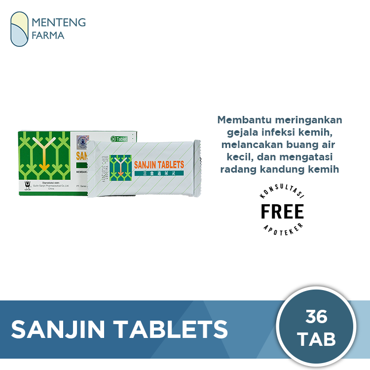 Sanjin Tablets - Melancarkan Buang Air Kecil & Meredakan Nyeri – Apotek