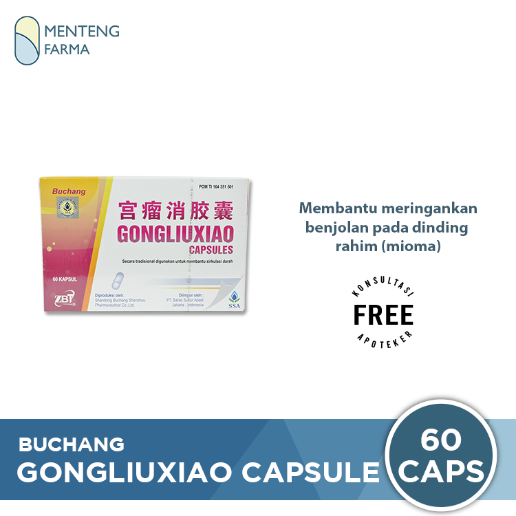 Buchang Gongliuxiao Capsules - Obat Herbal Mioma / Benjolan Otot Rahim ...