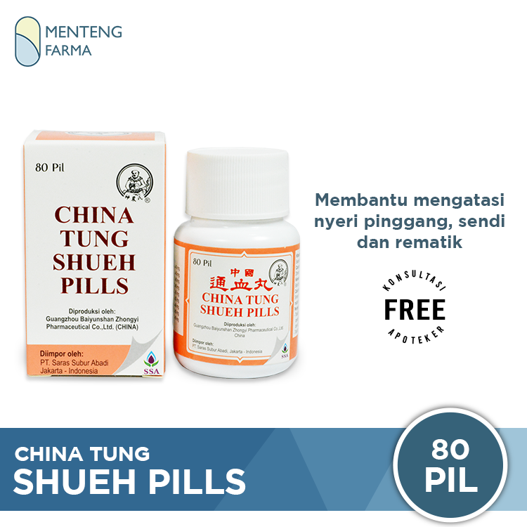China Tung Shueh Pill - Obat Nyeri Sendi, Rematik, dan Sakit pinggang ...